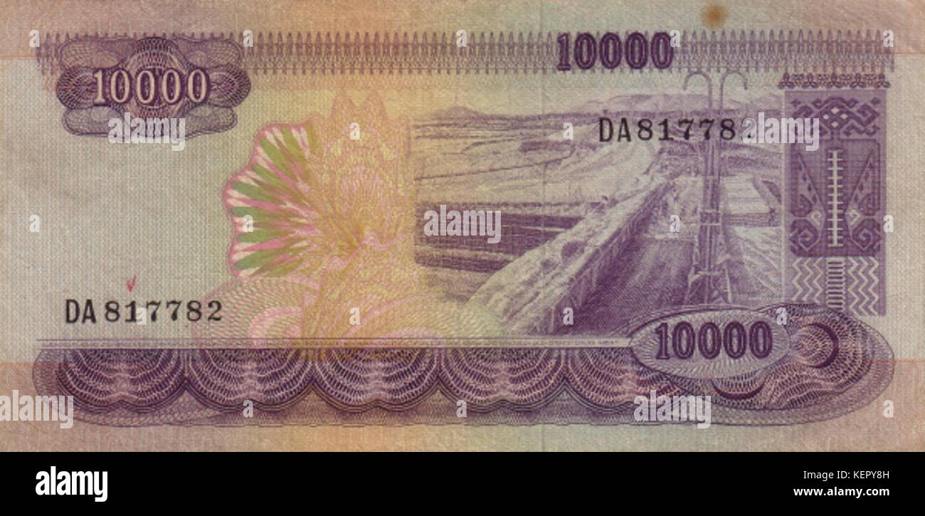 Indonesia 1968 10000r r Stock Photo - Alamy