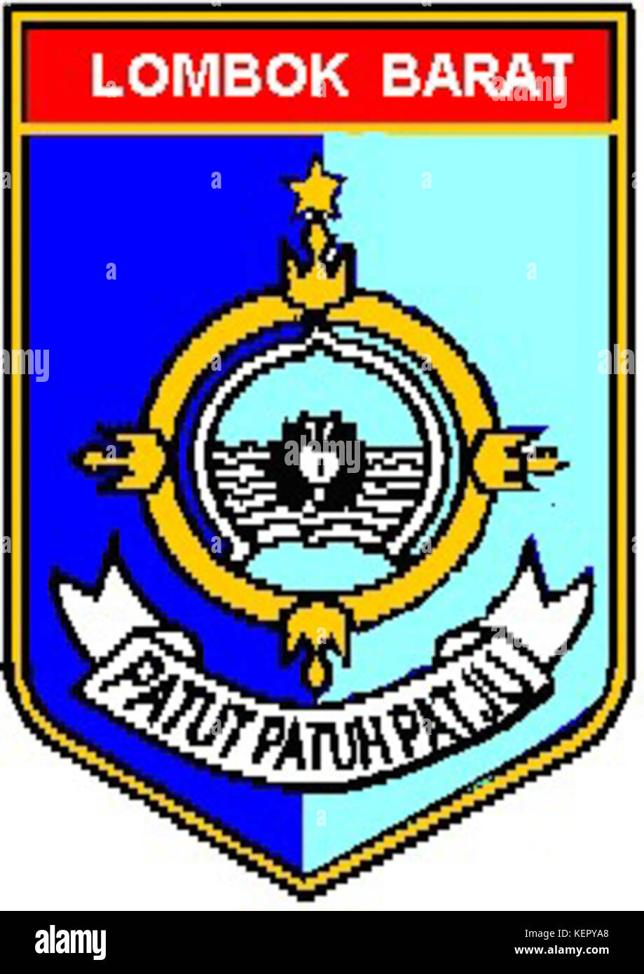 Lambang Kabupaten Lombok Barat Stock Photo - Alamy