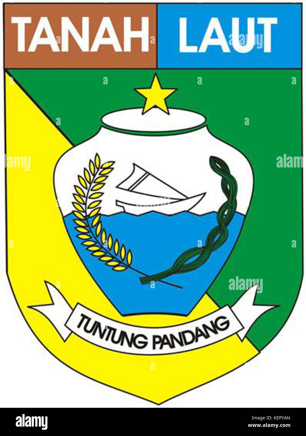 Lambang tanah laut Stock Photo - Alamy