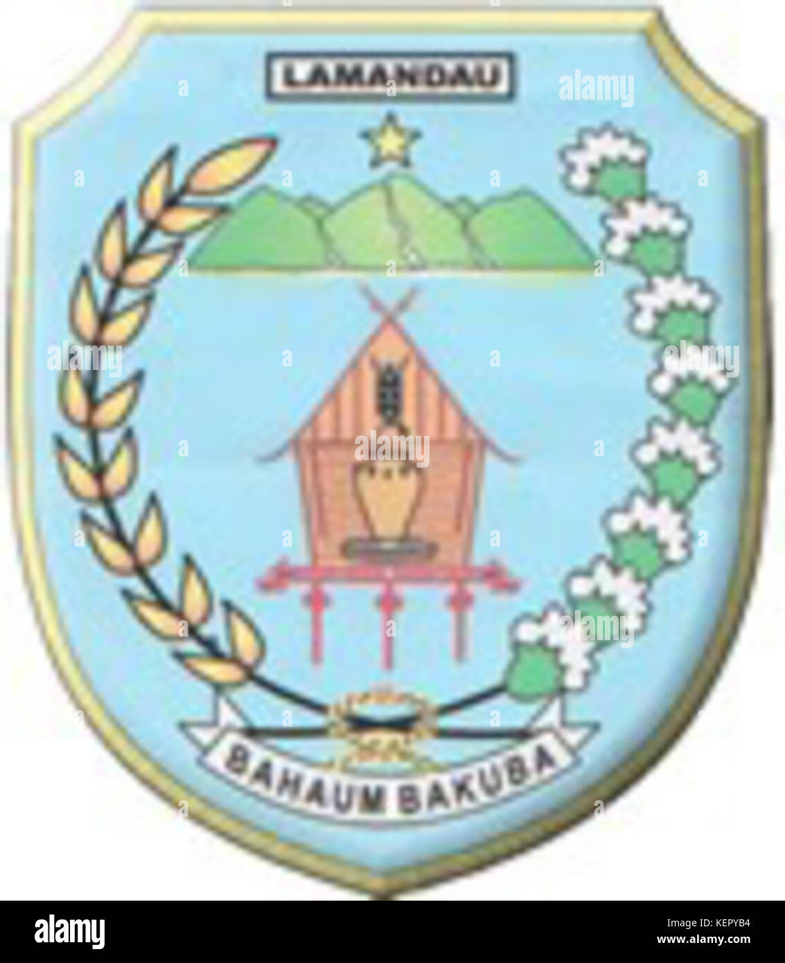 Lambang Kabupaten Lamandau Stock Photo - Alamy