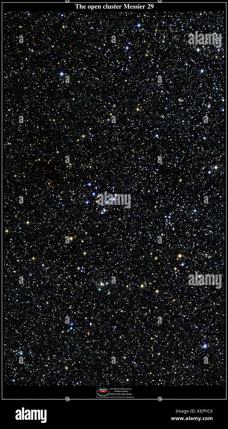 Messier 029 is an open star cluster located in the constellation ...