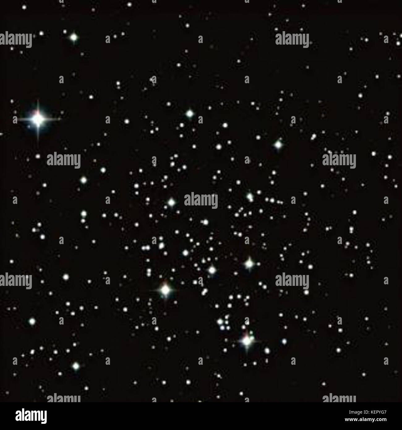 Messier object 067, also known as M67, is a well-known open cluster of ...