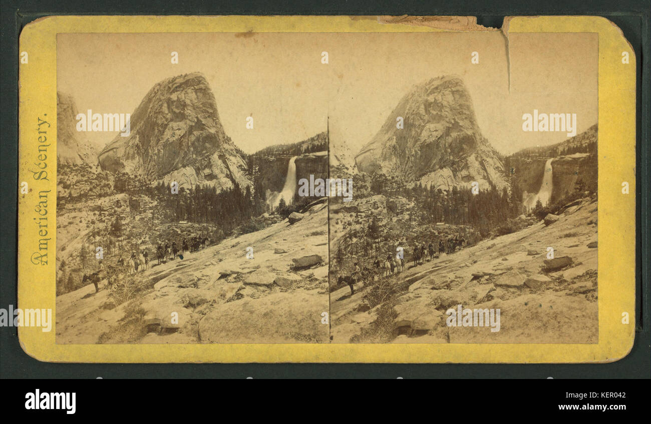 Nevada Falls, 700 feet high, from Robert N. Dennis collection of ...