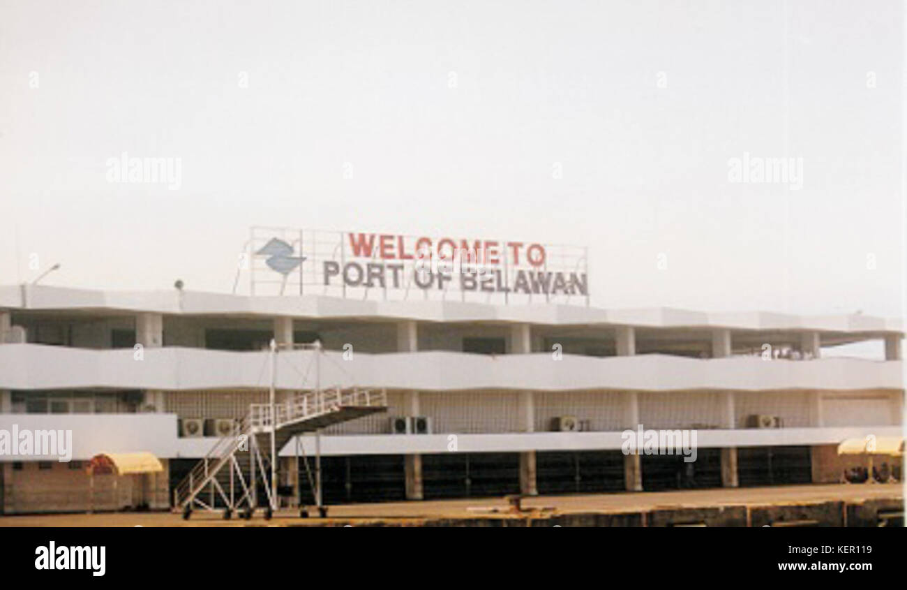 Port of Belawan Stock Photo - Alamy