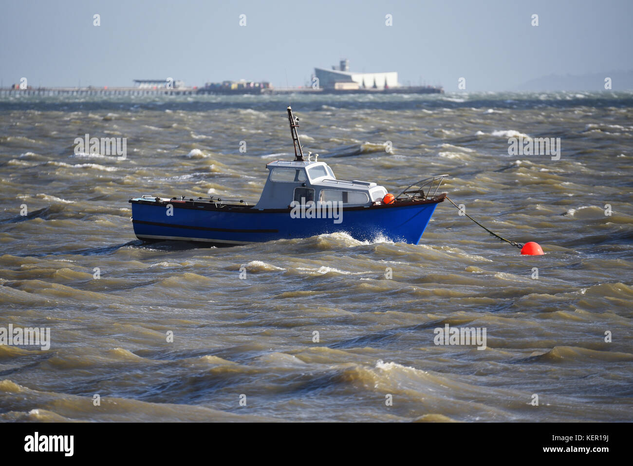 Boat on rough seas hi-res stock photography and images - Alamy