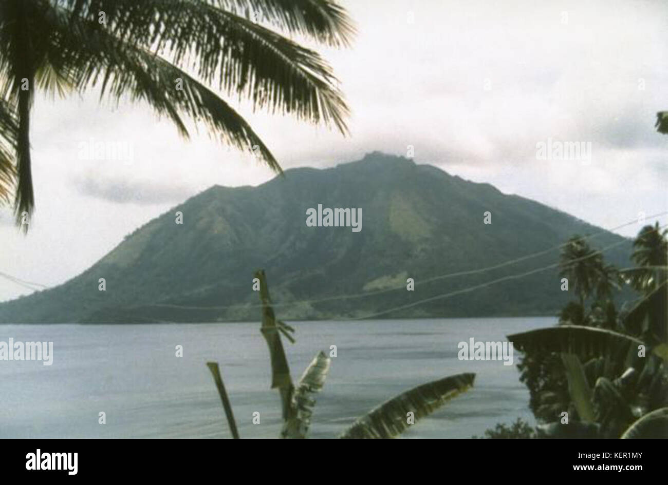 Ruang volcano hi-res stock photography and images - Alamy