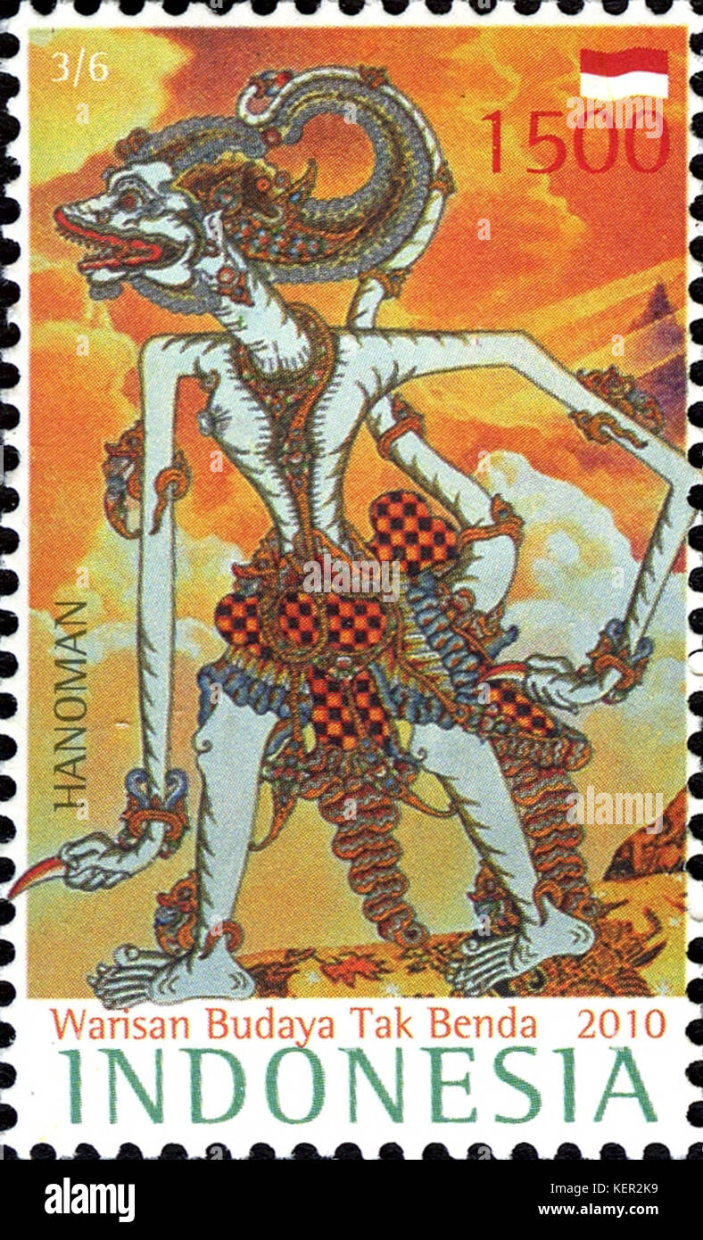 This collection features stamps from Indonesia, with a focus on the 005 ...