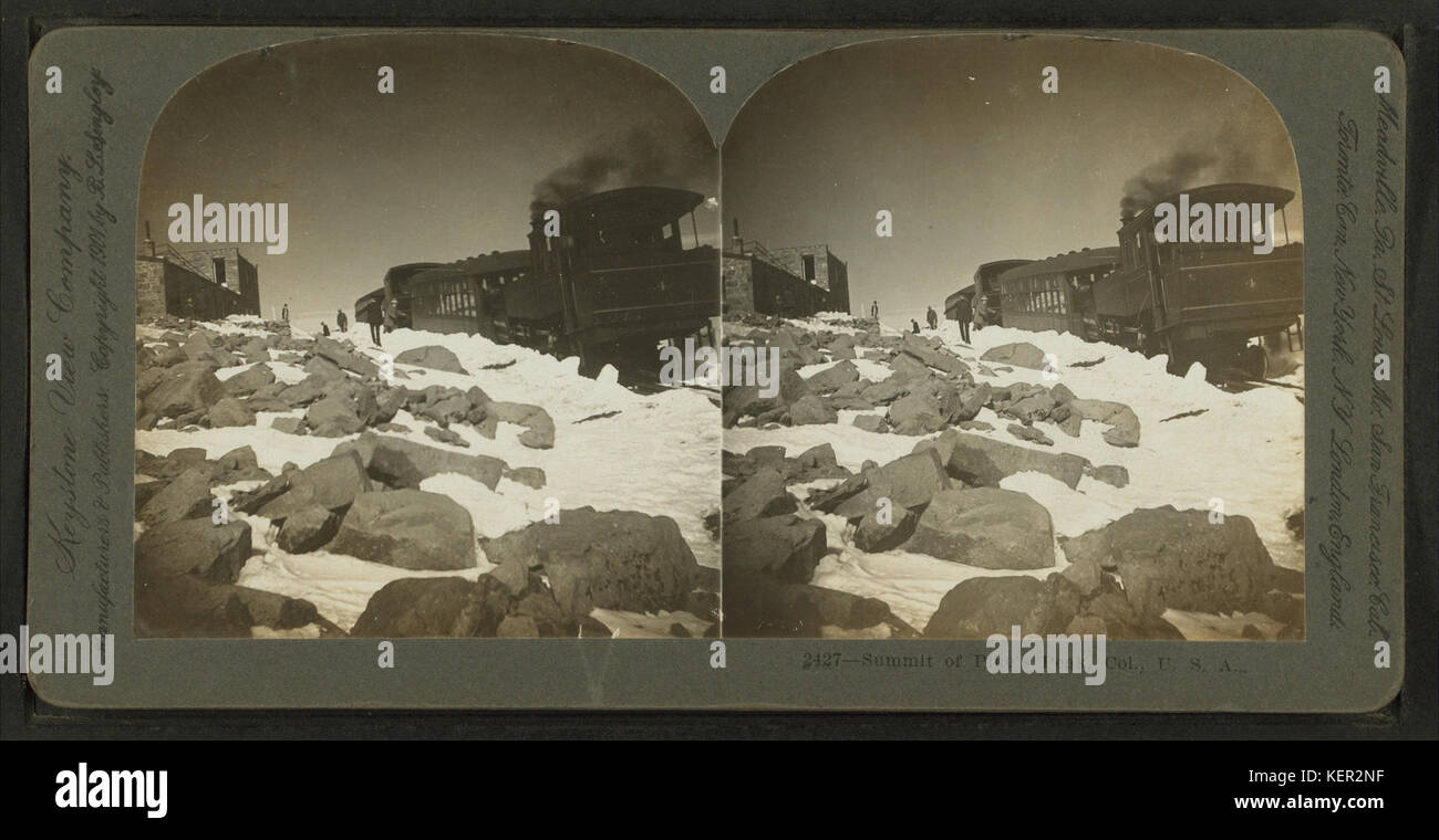 Summit of Pike's Peak, Colo., U.S.A, from Robert N. Dennis collection ...