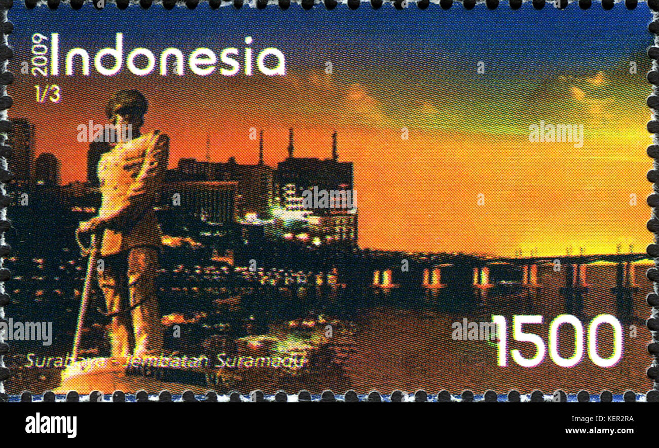 Stamps of Indonesia, 034 09 Stock Photo - Alamy