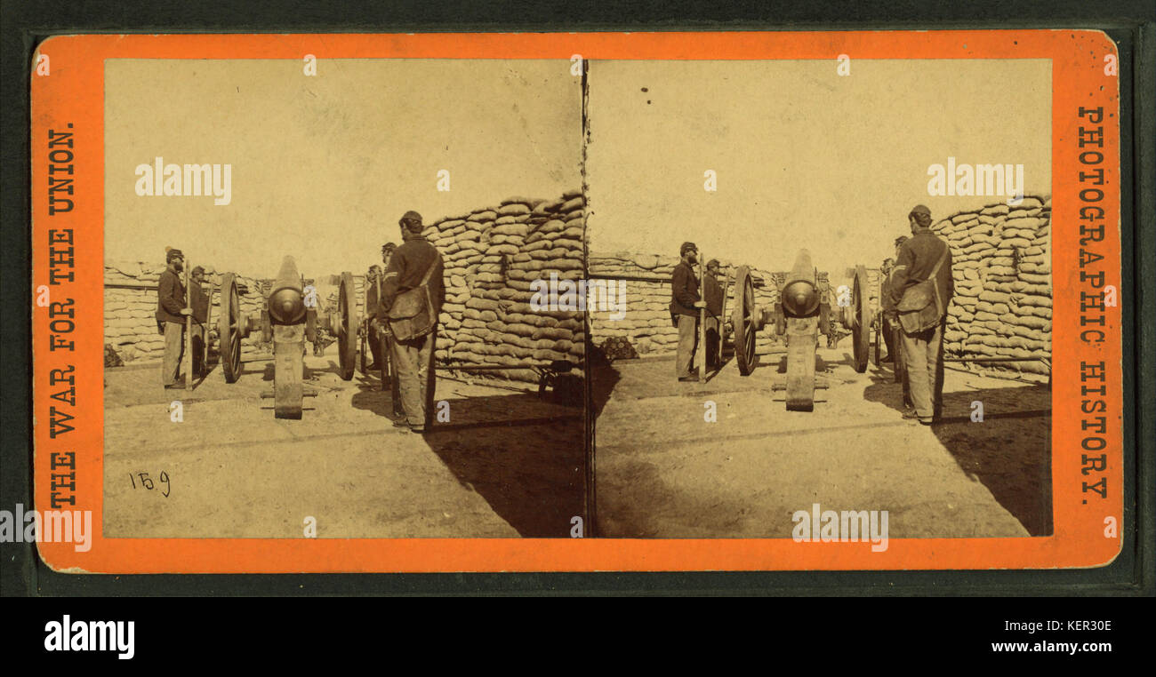 Swamp Angel, Morris Island, S.C. This rifled gun throws shell into ...