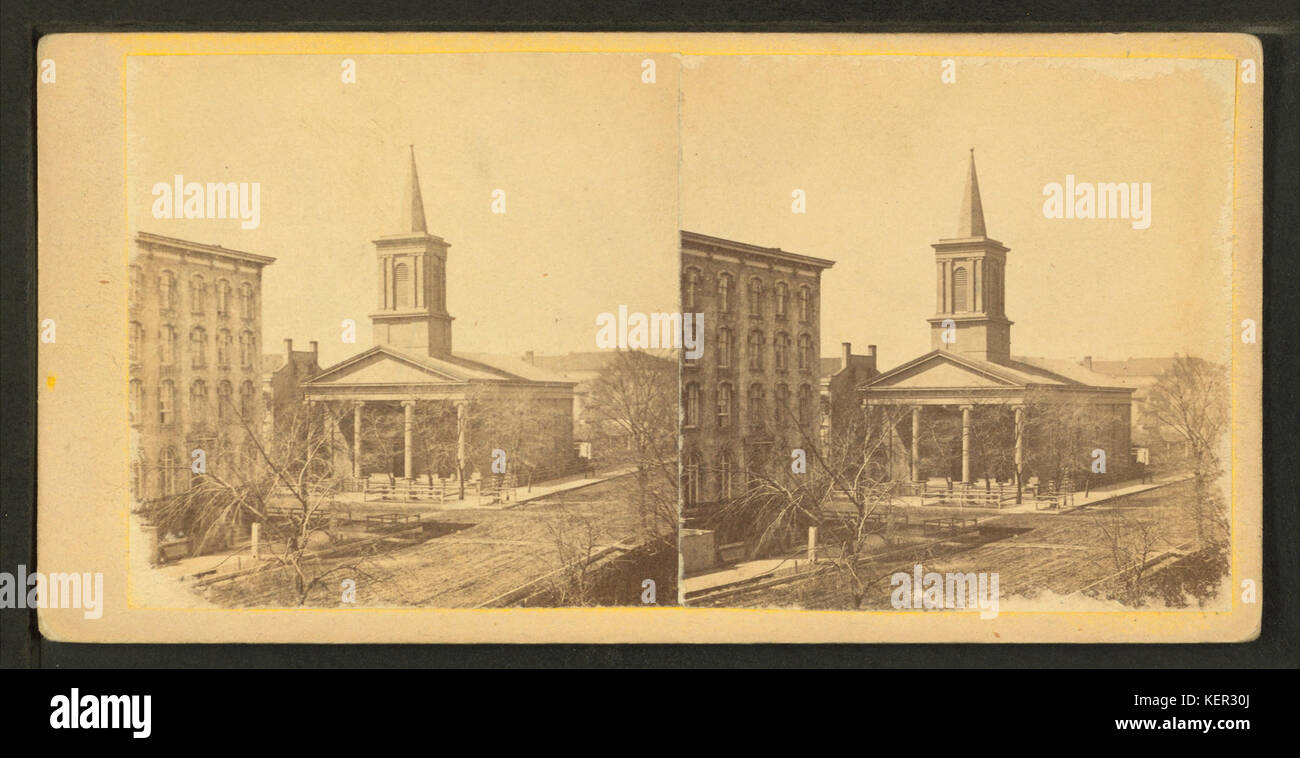 St. Mary's Cathedral of Chicago (first cathedral in Chicago), from ...