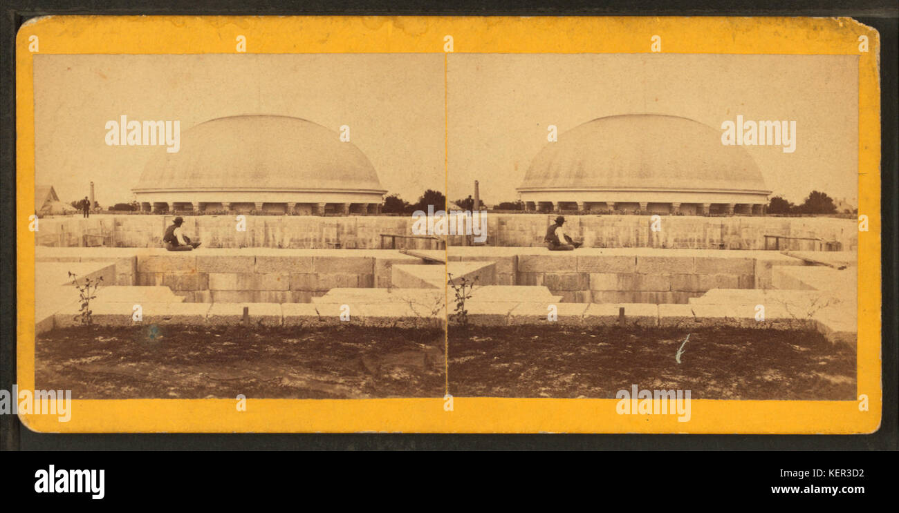 Tabernacle and Temple foundation, by C. W. Carter Stock Photo - Alamy