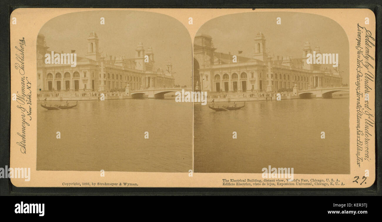 The Electrical building, distant view, World's Fair, Chicago, U.S.A, by ...