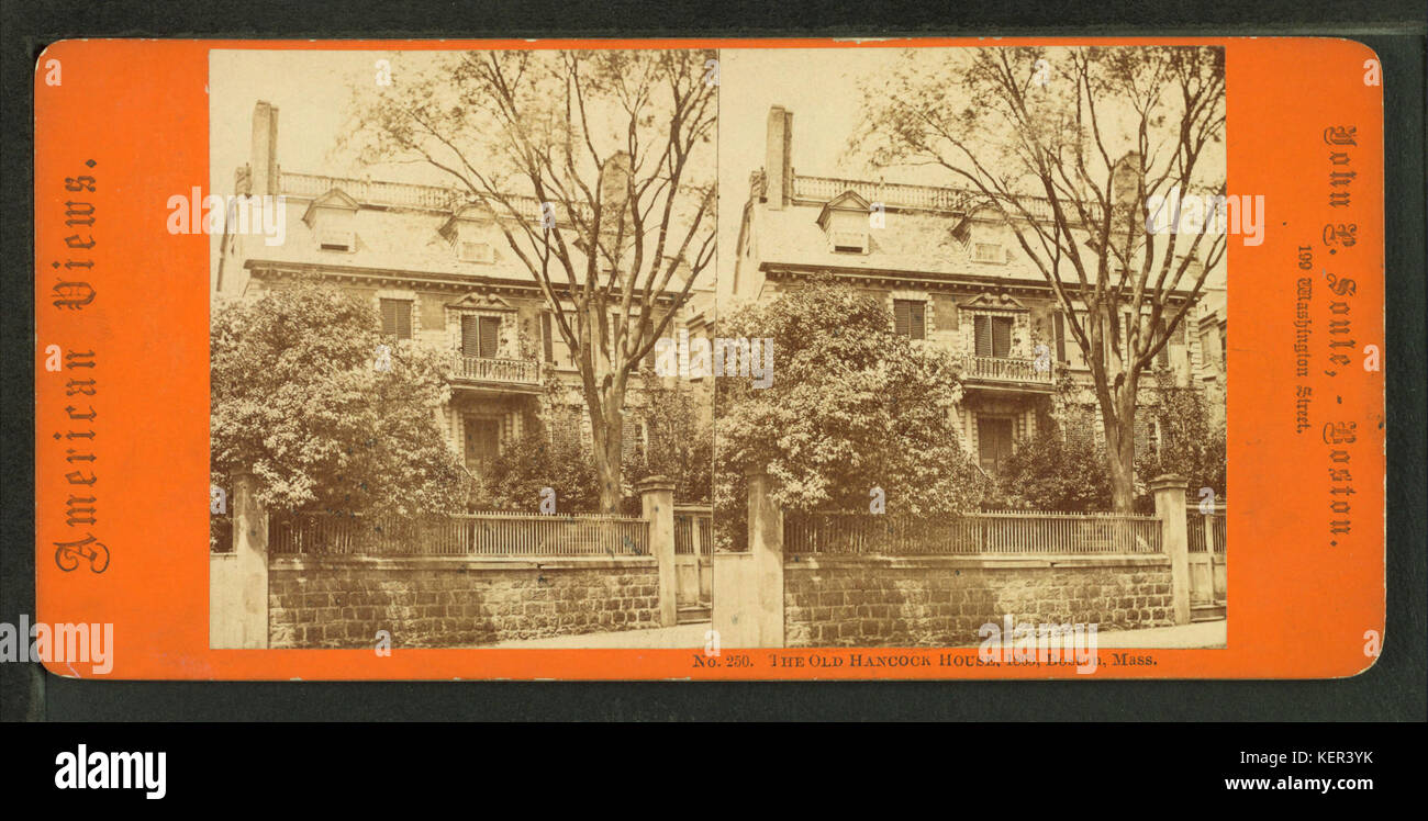 The old Hancock house, 1863, Boston, Mass, by Soule, John P., 1827 1904 ...
