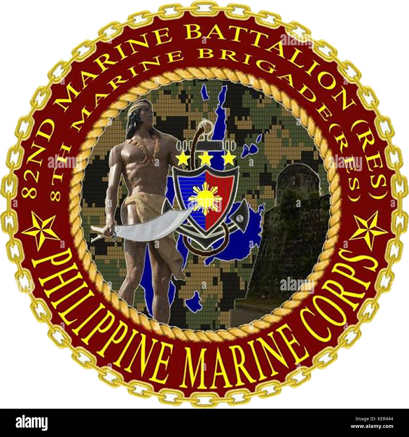 82nd Marine Battalion (Reserve) Unit Seal Stock Photo - Alamy