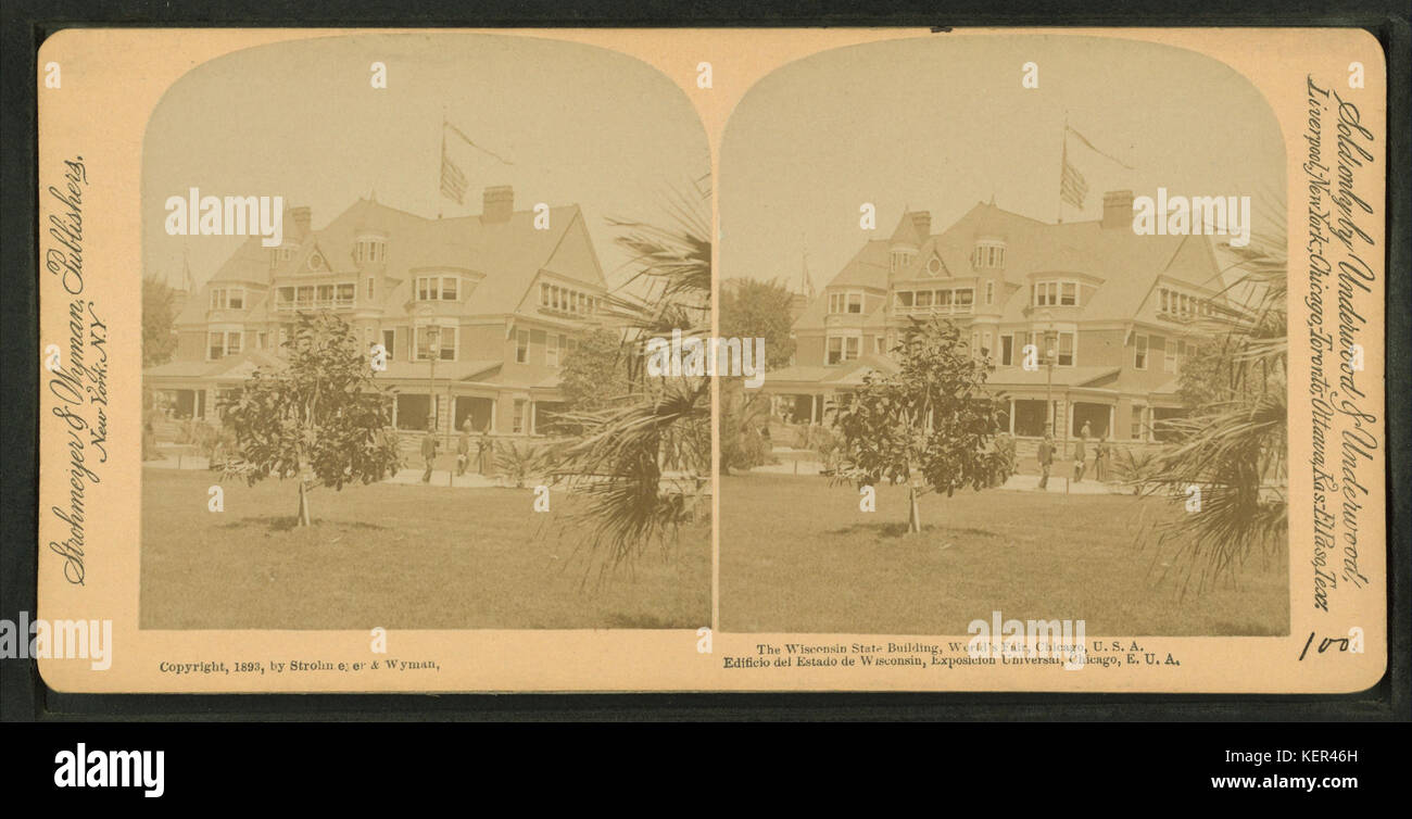 The Wisconsin State building, World's Fair, Chicago, U.S.A, by ...