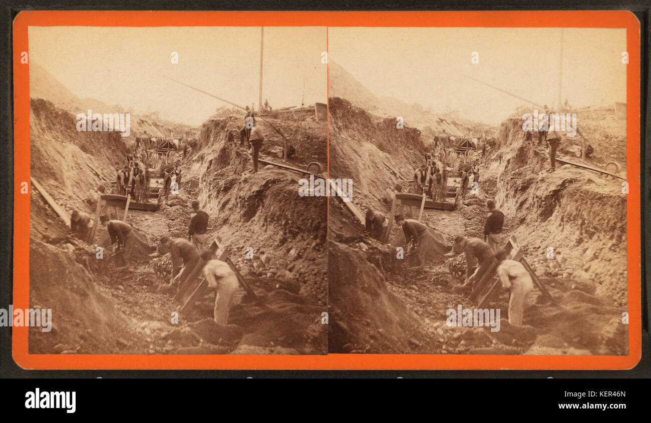 Stereoscopic views of the Boston Water Works Sudbury River Conduit ...