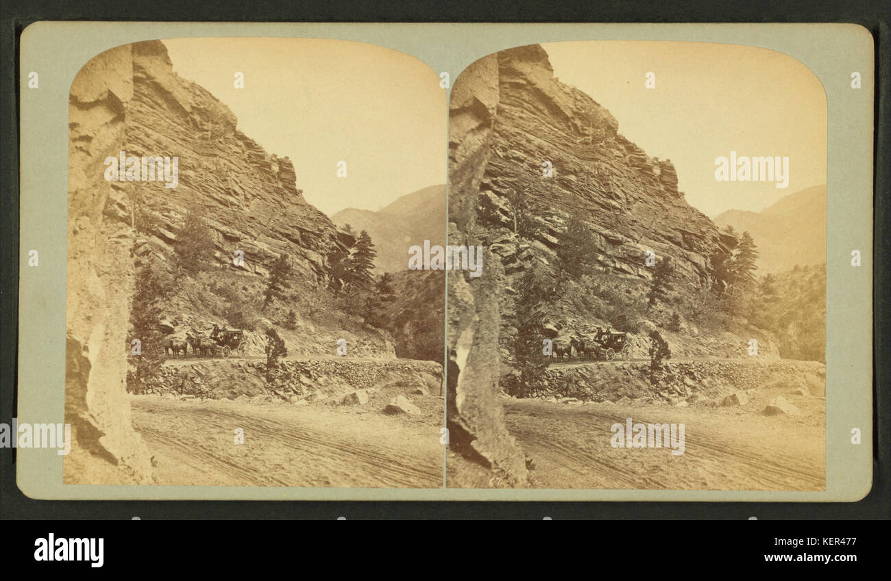 The Ute Pass wagon road, connecting Colorado Springs with South Park ...