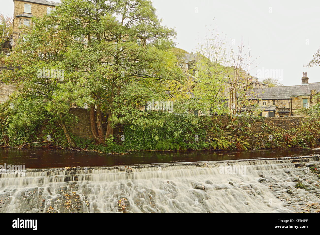 Hebden bridge weir hi-res stock photography and images - Alamy