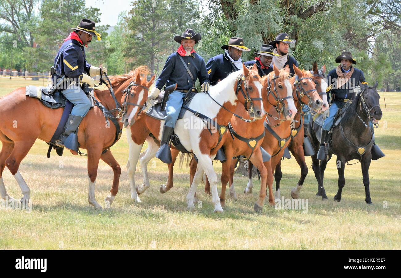 Buffalo soldiers riders hi-res stock photography and images - Alamy