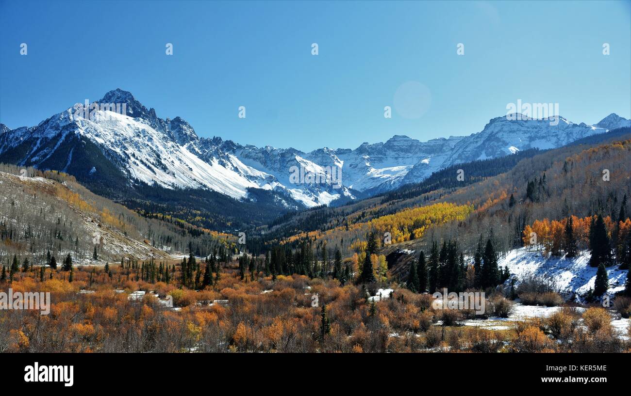 Colorado in the Fall with Golden Aspen Trees Stock Photo - Alamy