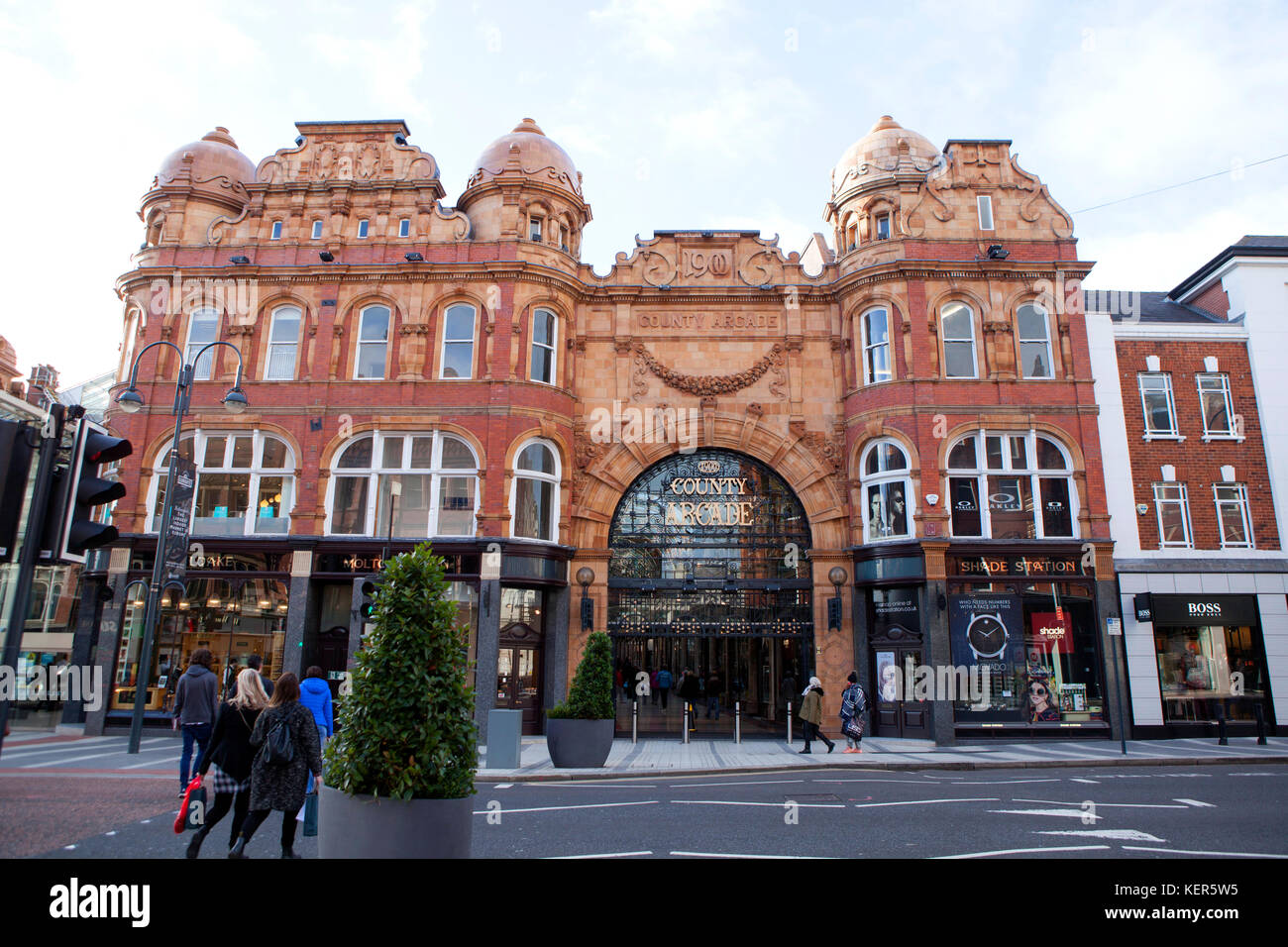 County Arcade shopping complex in the City of Leeds in West Yorkshire ...