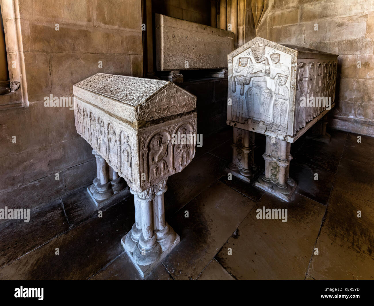 Medieval stone coffin hi-res stock photography and images - Alamy