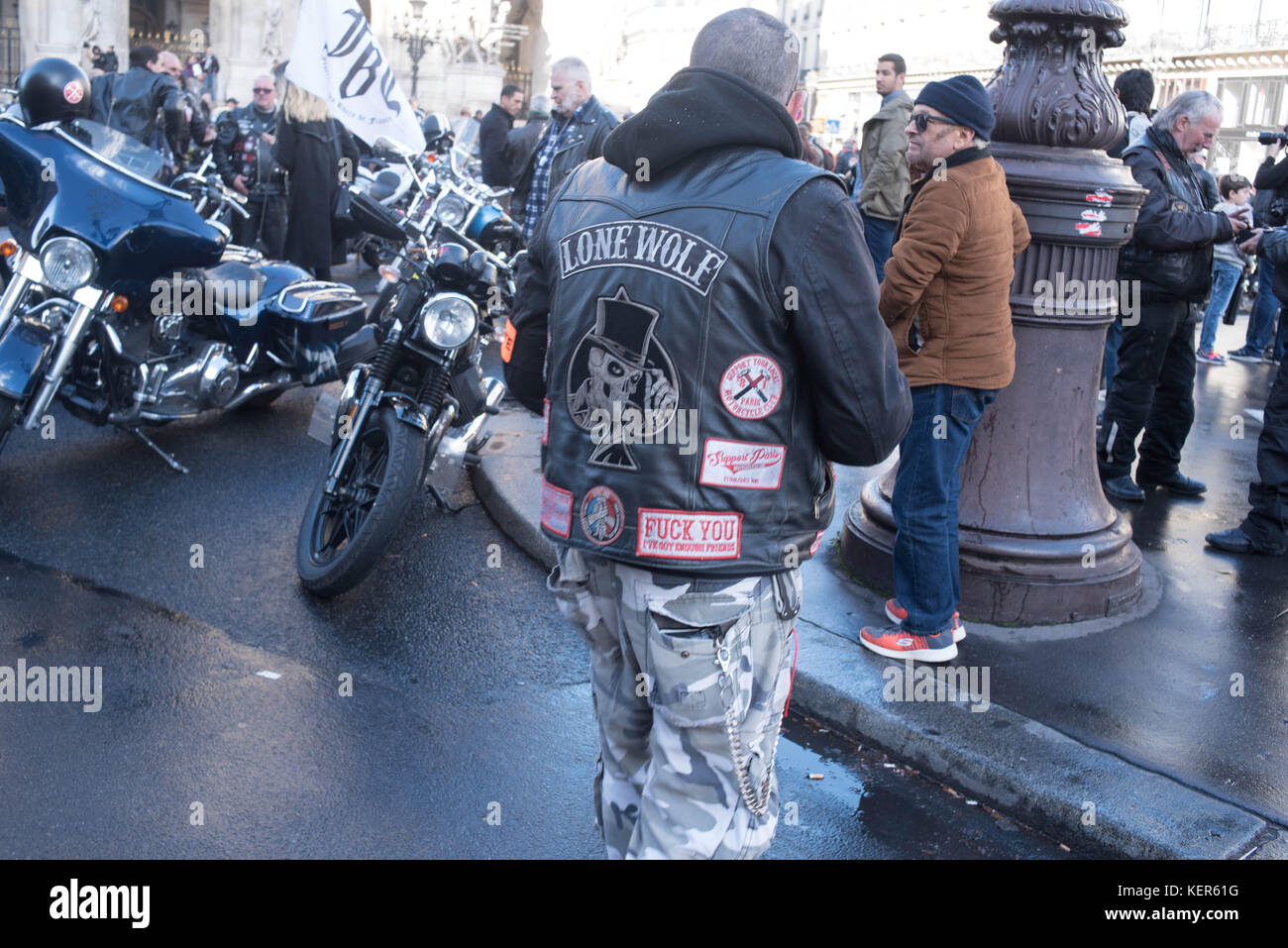 Paris: National event of the Federation of la Fédération des Bikers de ...