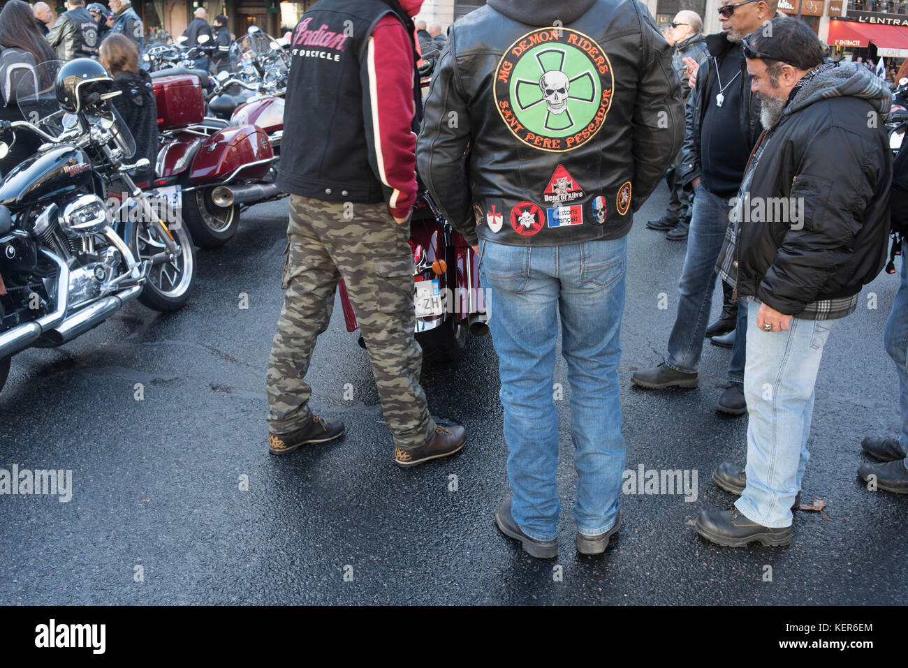Paris: National event of the Federation of la Fédération des Bikers de ...