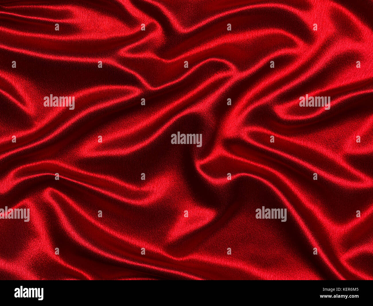 Luxurious elegant red silk or satin waves for abstract background Stock ...
