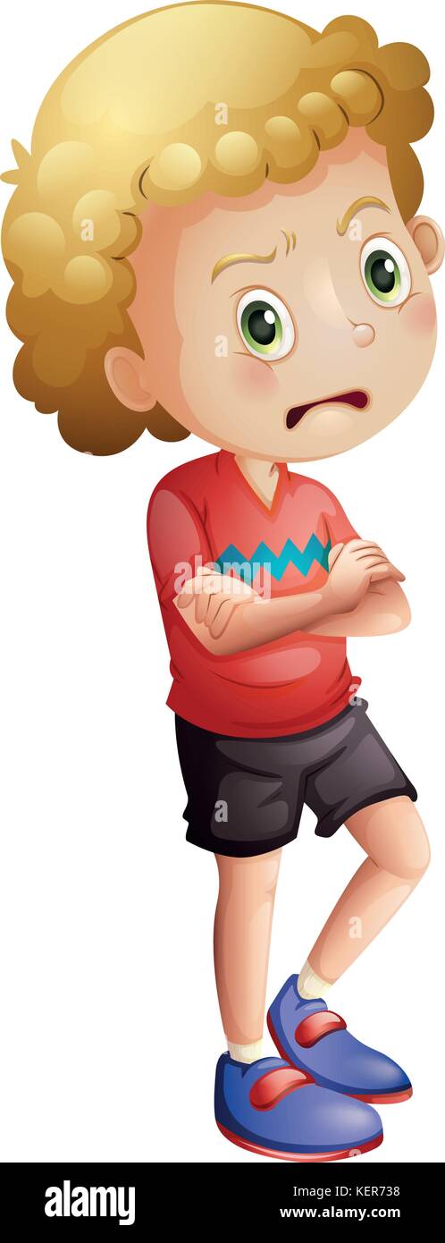 Angry little person Stock Vector Images - Alamy