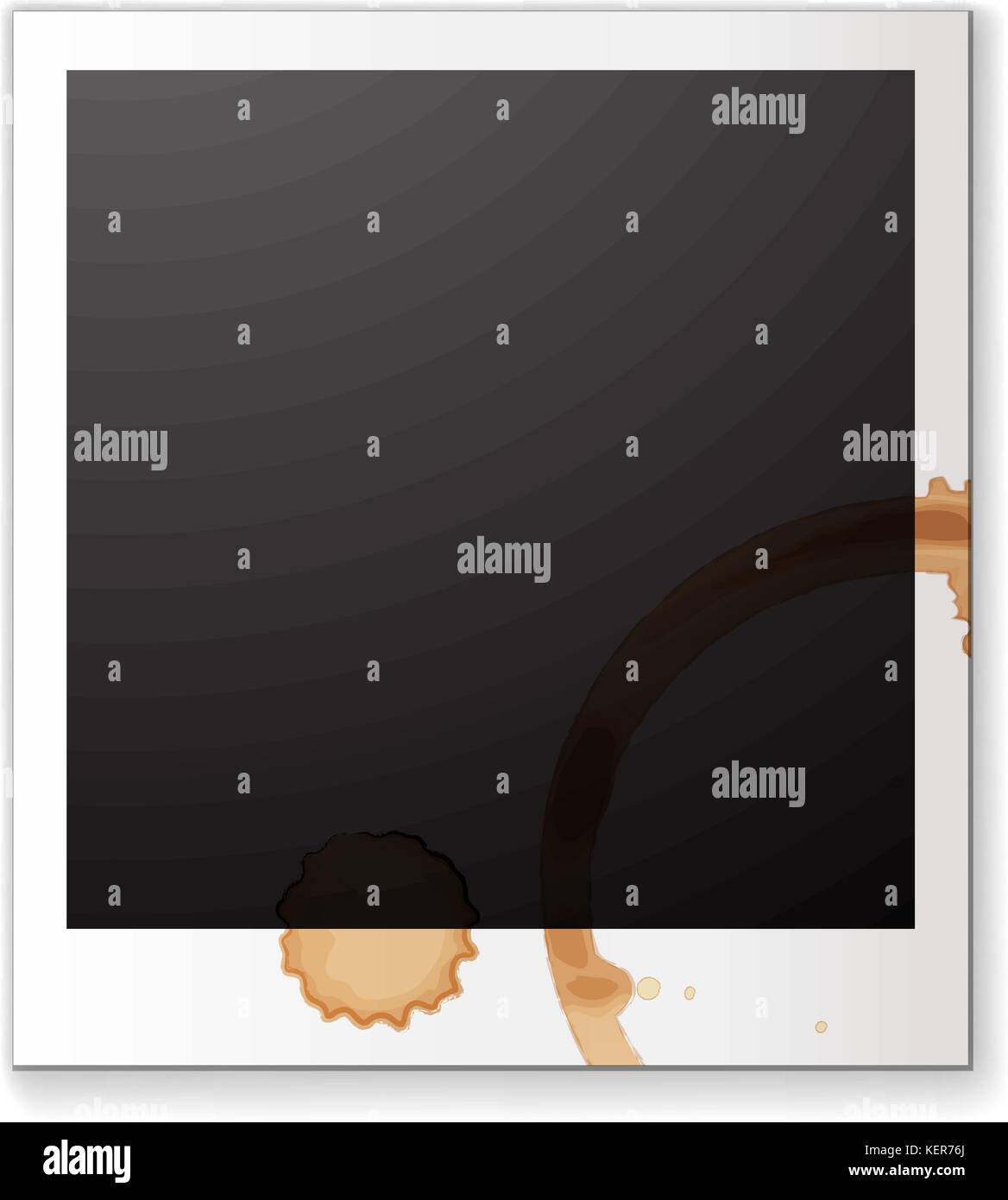 Photo paper coffee on Stock Vector Images - Alamy
