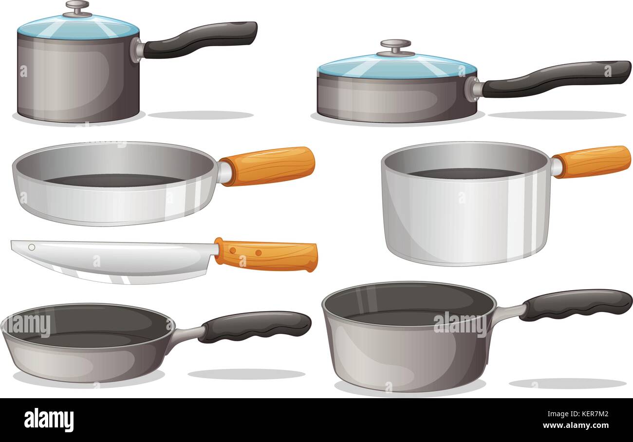 Illustration of different cooking equipments Stock Vector Image & Art ...