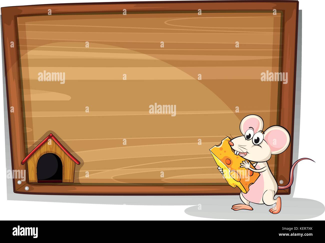 Wooden cheese board Stock Vector Images - Alamy