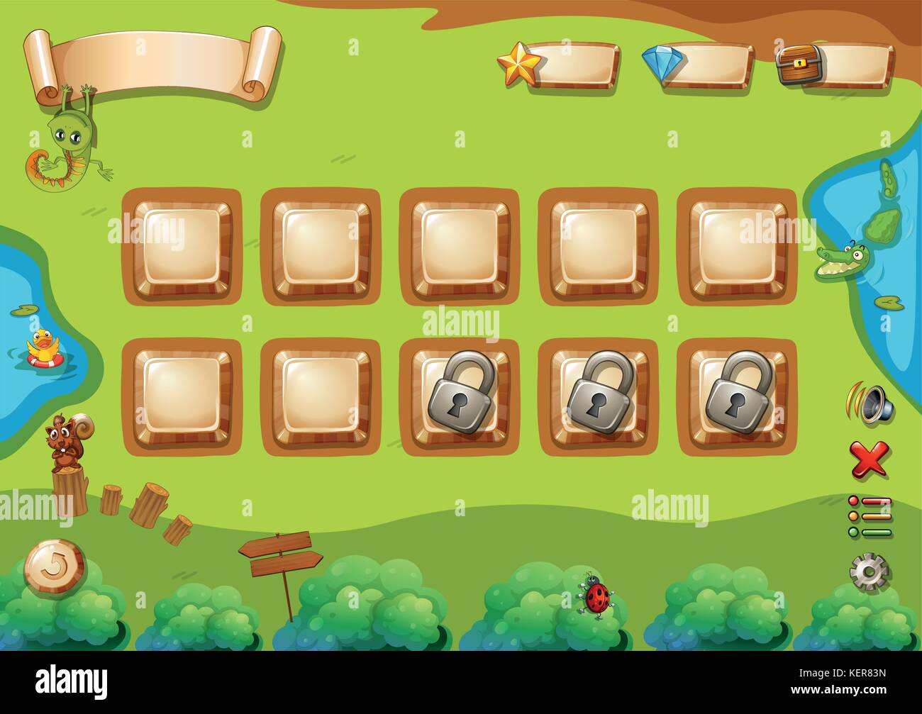 Scene from a play Stock Vector Images - Alamy