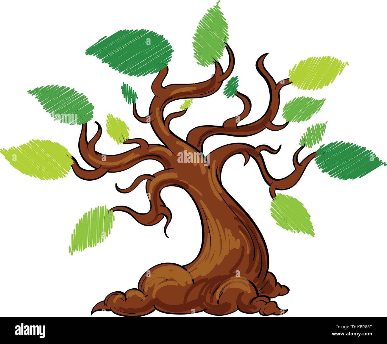 Close up wood trunk white background Stock Vector Images - Alamy