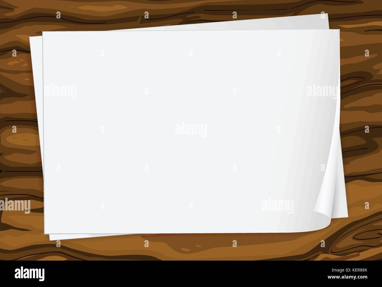 Paper sheets papers Stock Vector Images - Alamy