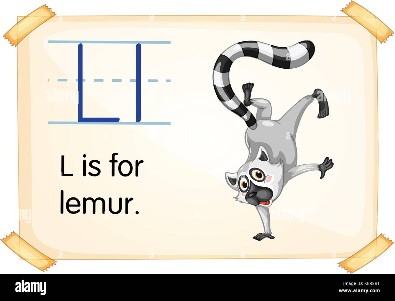 Flashcard letter cards Stock Vector Images - Alamy