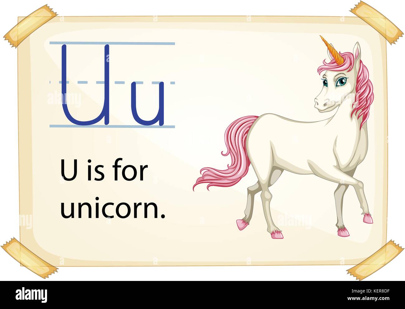 Poster of an alphabet U Stock Vector Image & Art - Alamy