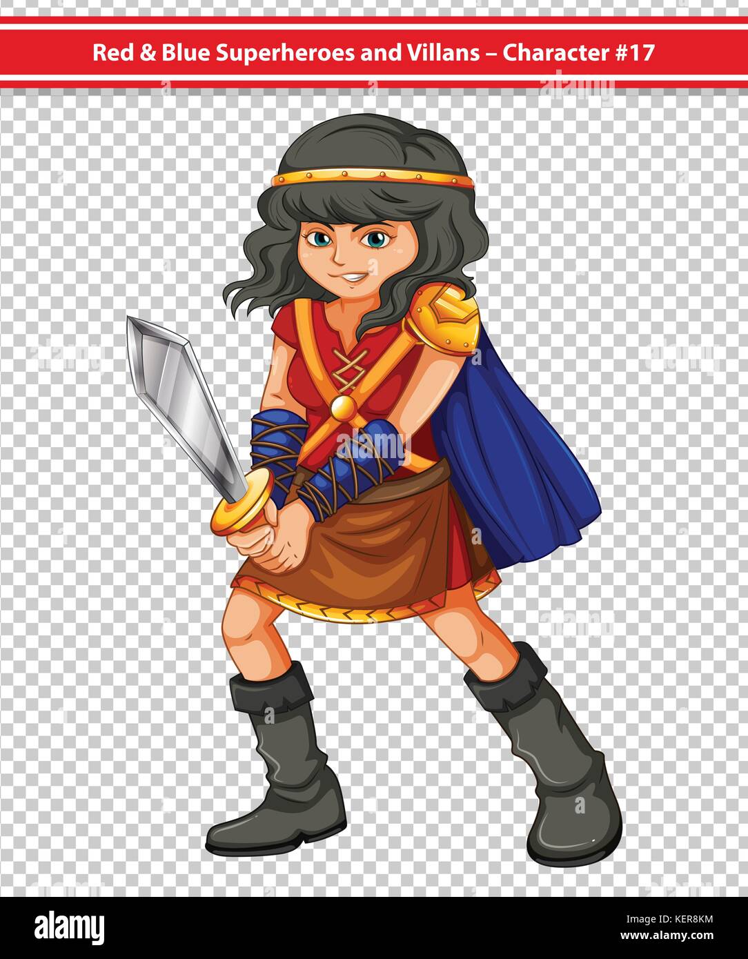 Female viking drawing hi-res stock photography and images - Alamy