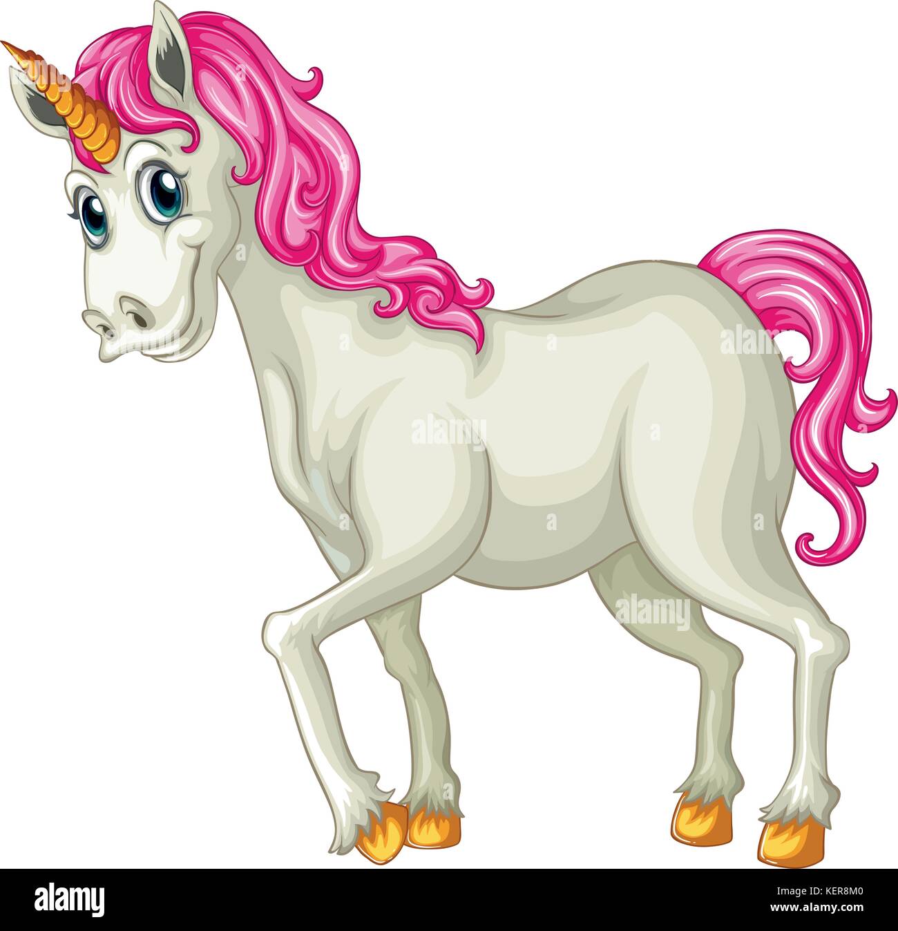 illustration of a close up unicorn Stock Vector Image & Art - Alamy