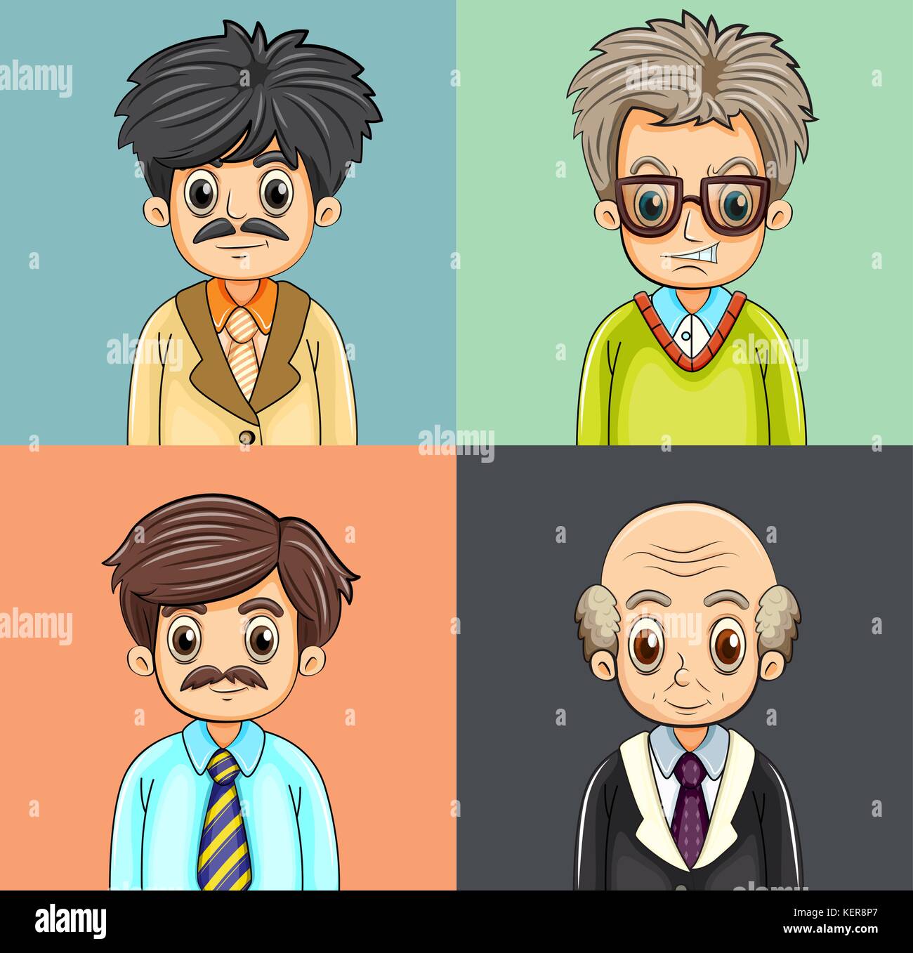 Grown up pose Stock Vector Images - Alamy