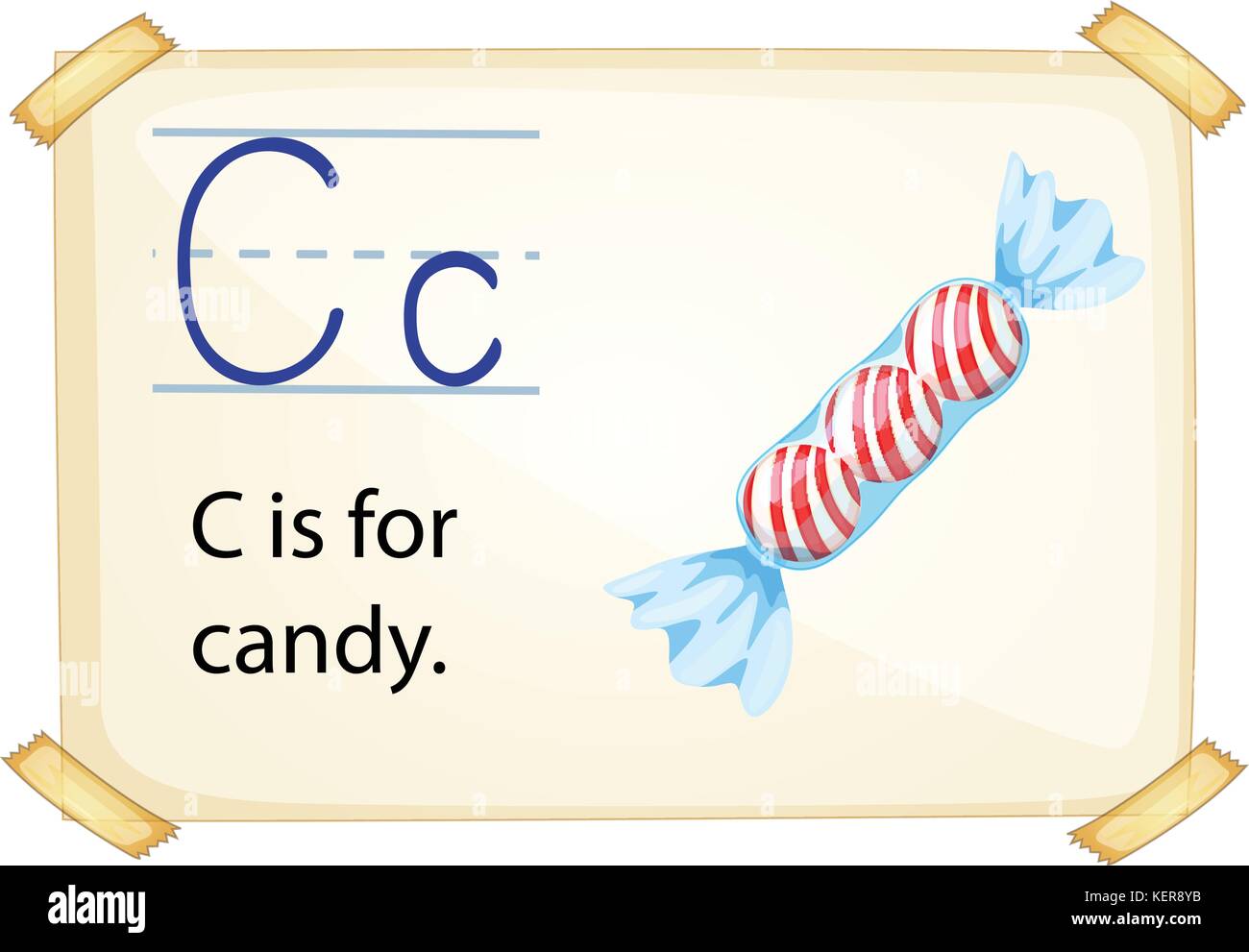 Illustration of c for candy Stock Vector Image & Art - Alamy