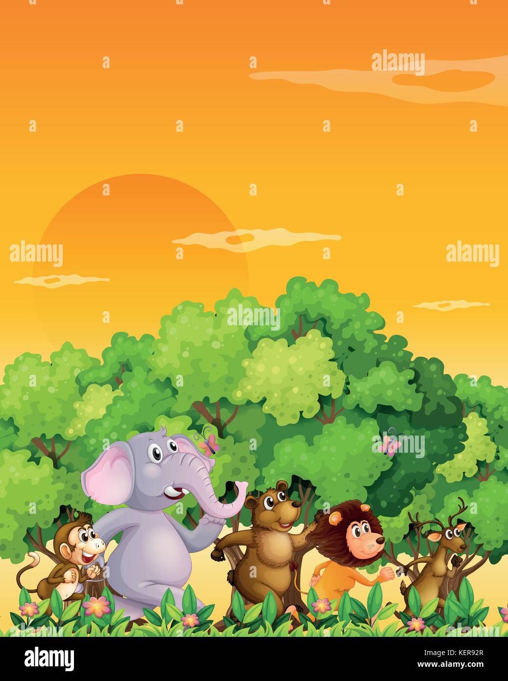 Walking Animals Animation