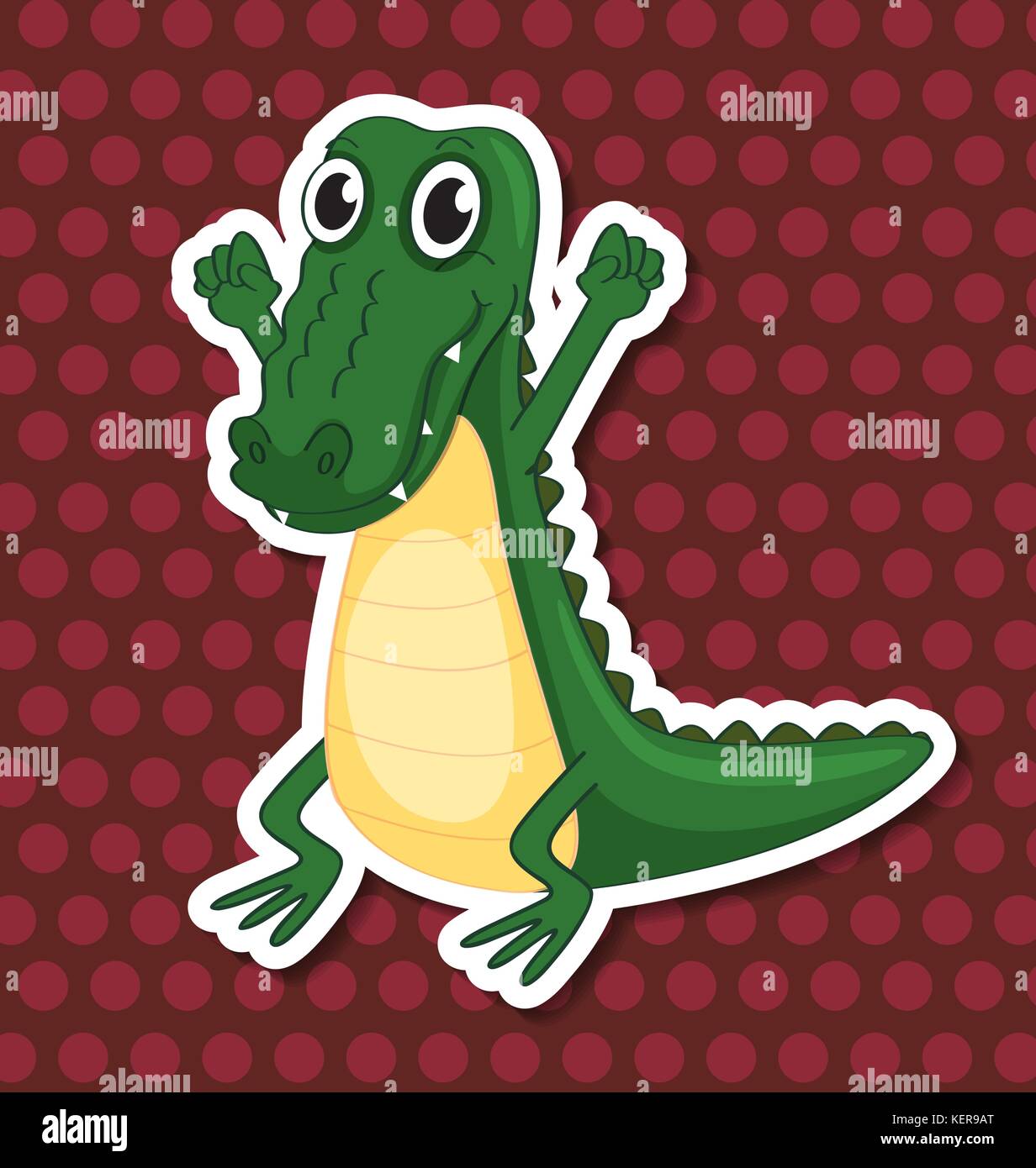 Crocodile feet Stock Vector Images - Alamy