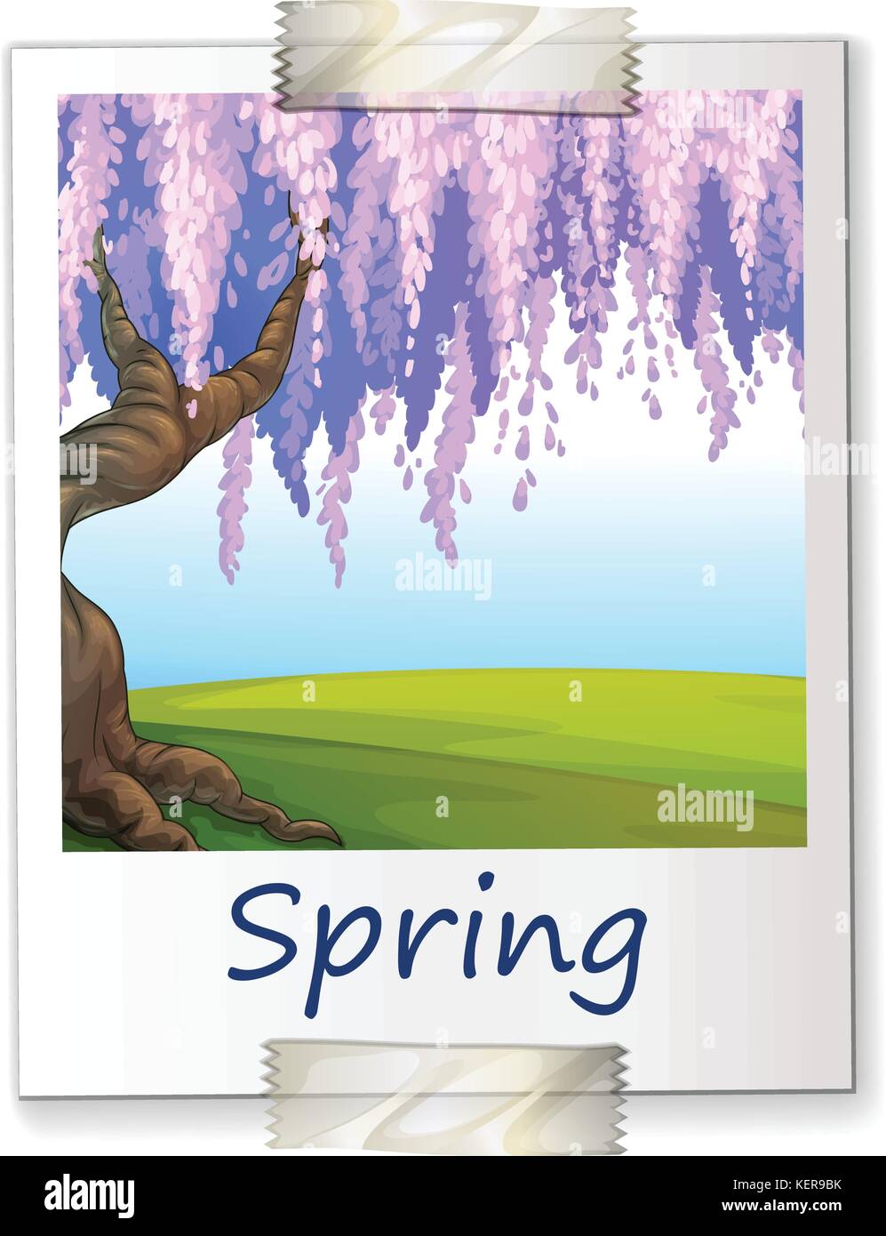 Illustration of spring Stock Vector Image & Art - Alamy