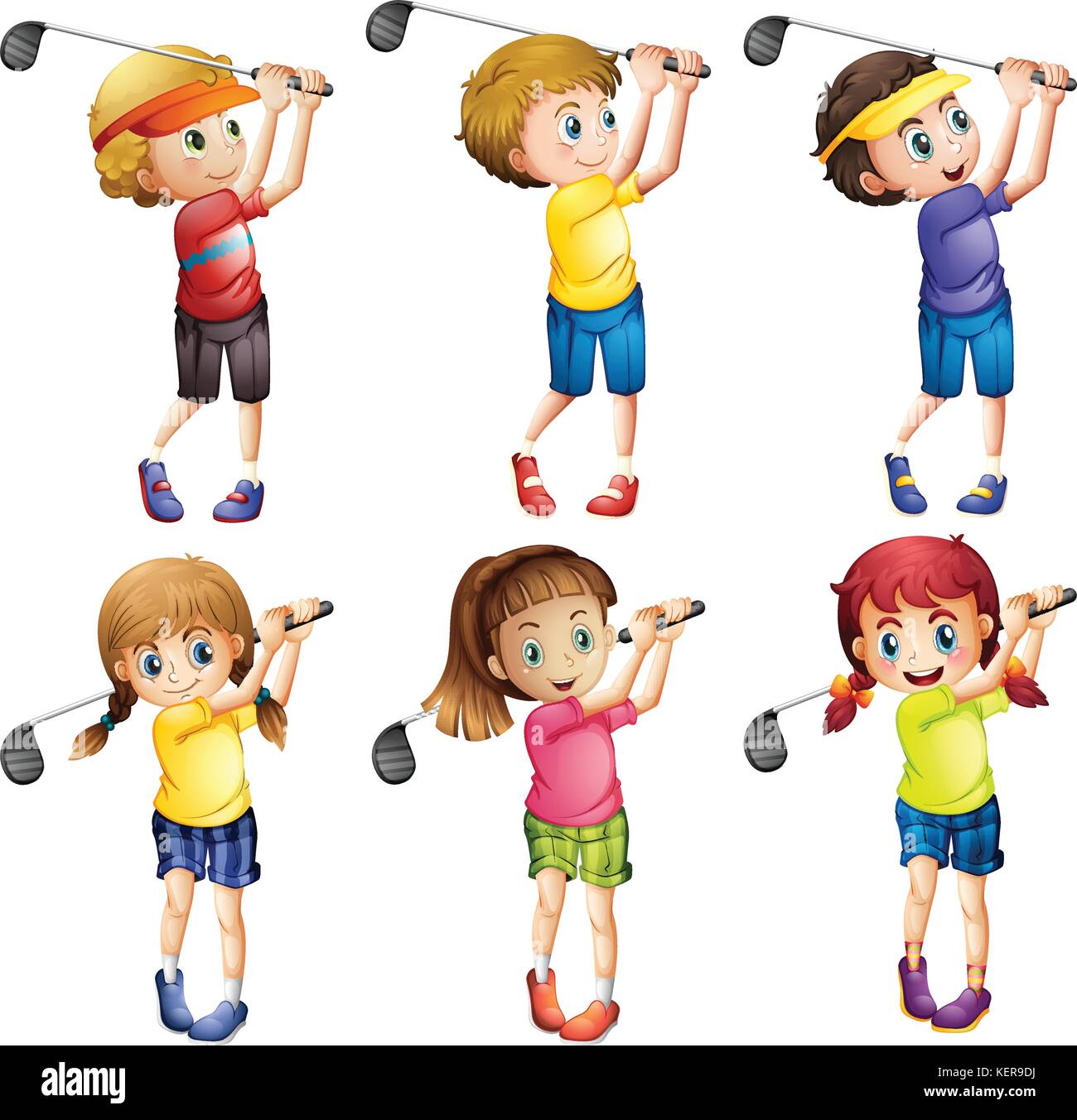 Kids Playing Golf High Resolution Stock Photography and Images - Alamy
