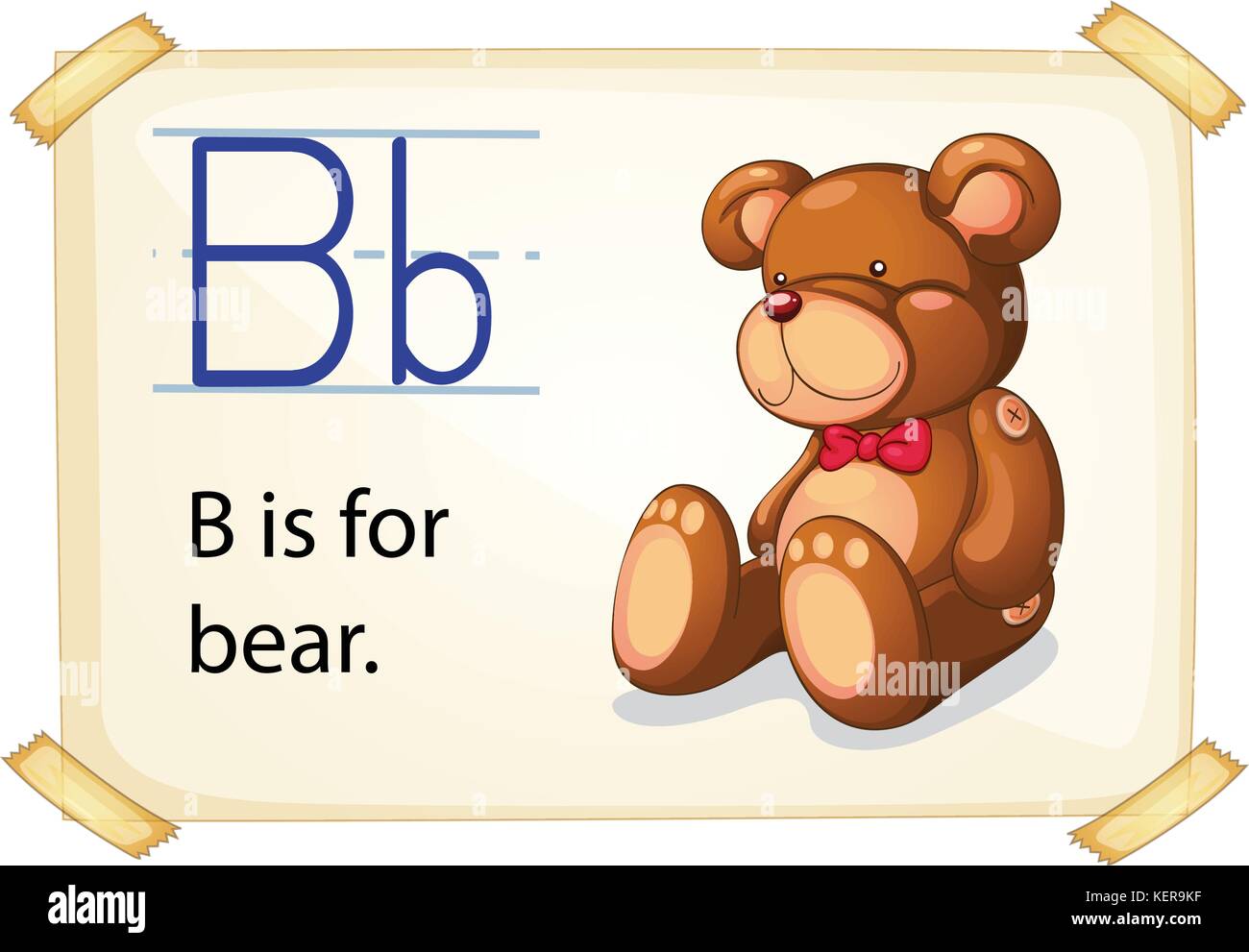 Teddy bear alphabet Stock Vector Images - Alamy