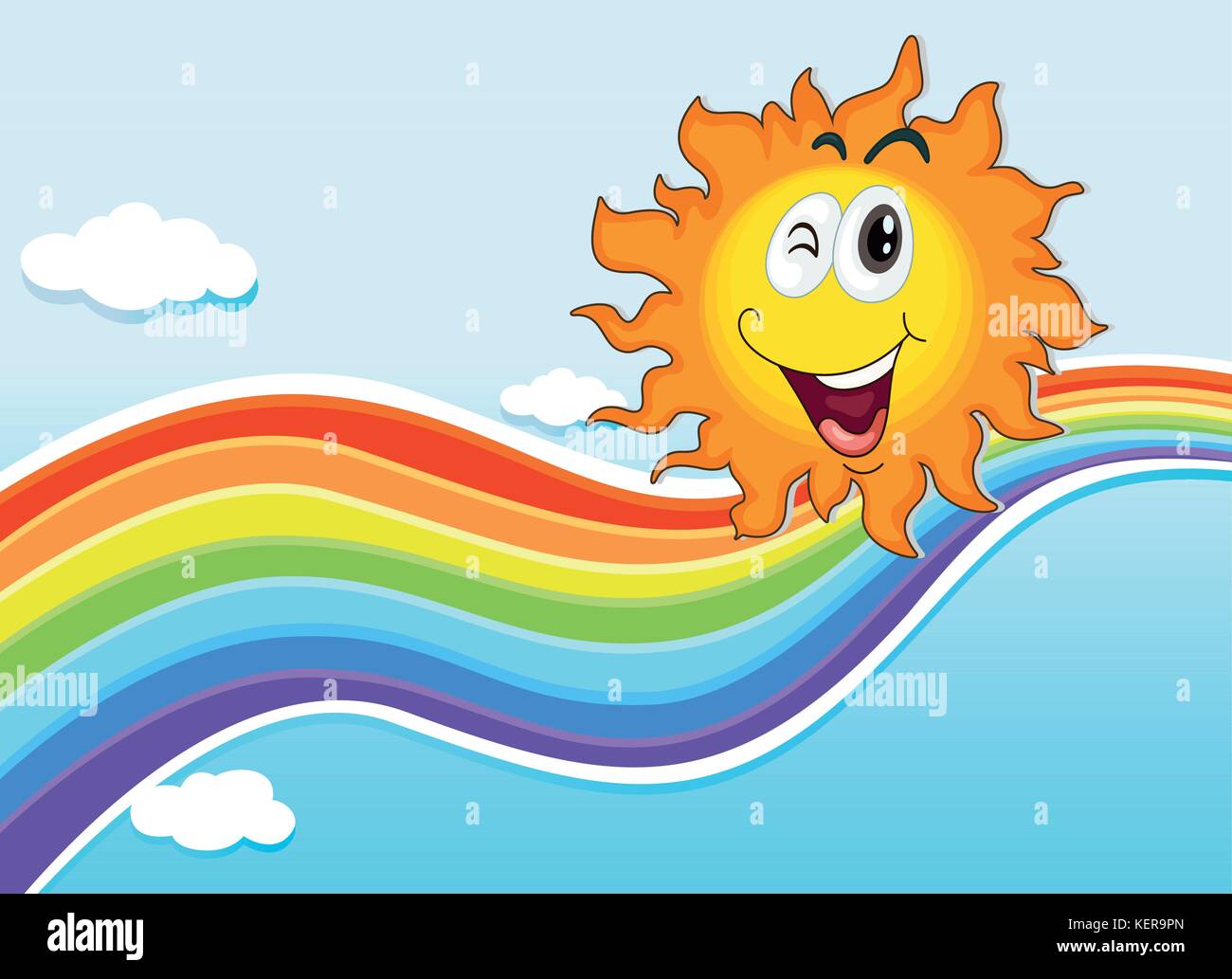 Moody rainbow Stock Vector Images - Alamy