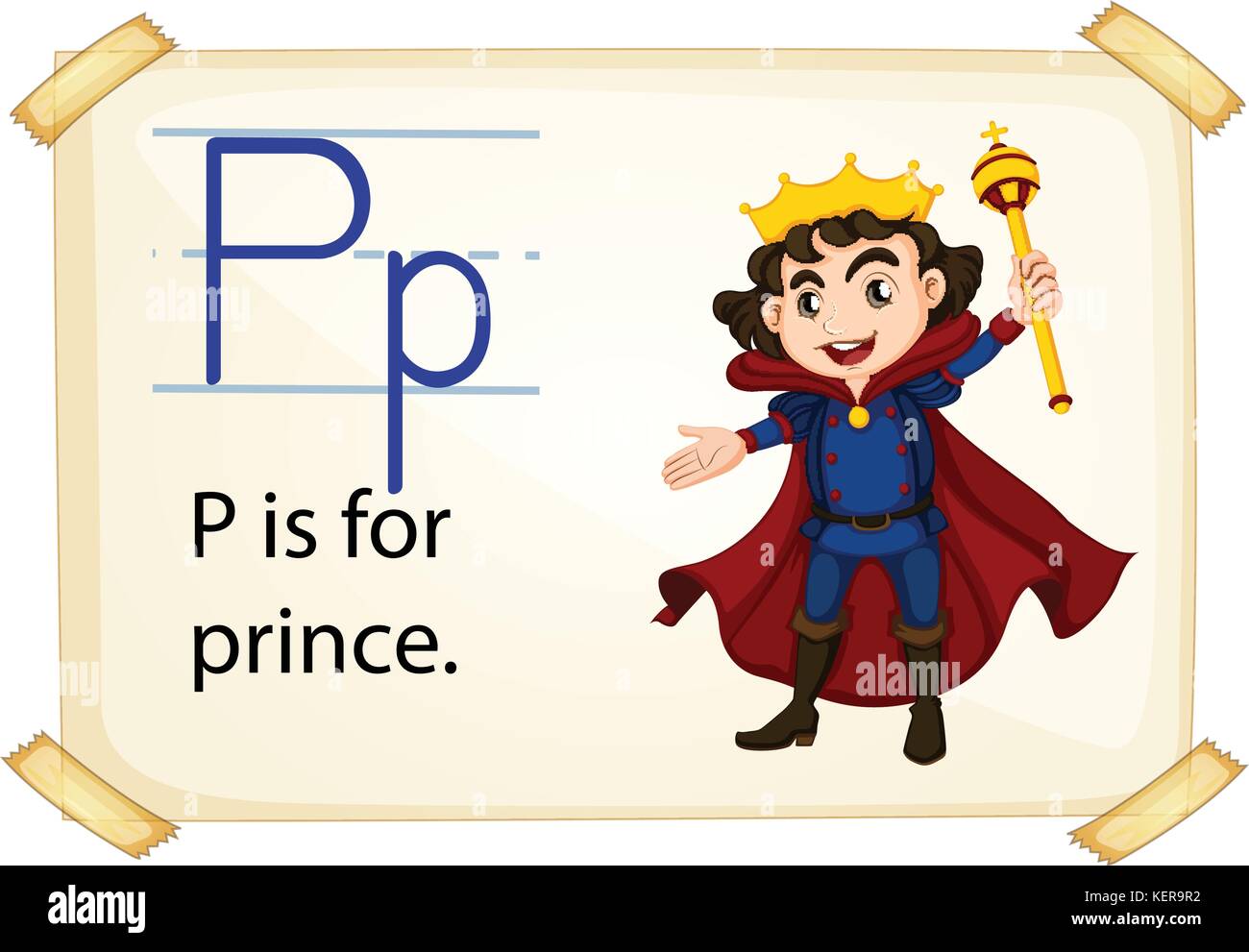 Poster of an alphabet P Stock Vector Image & Art - Alamy